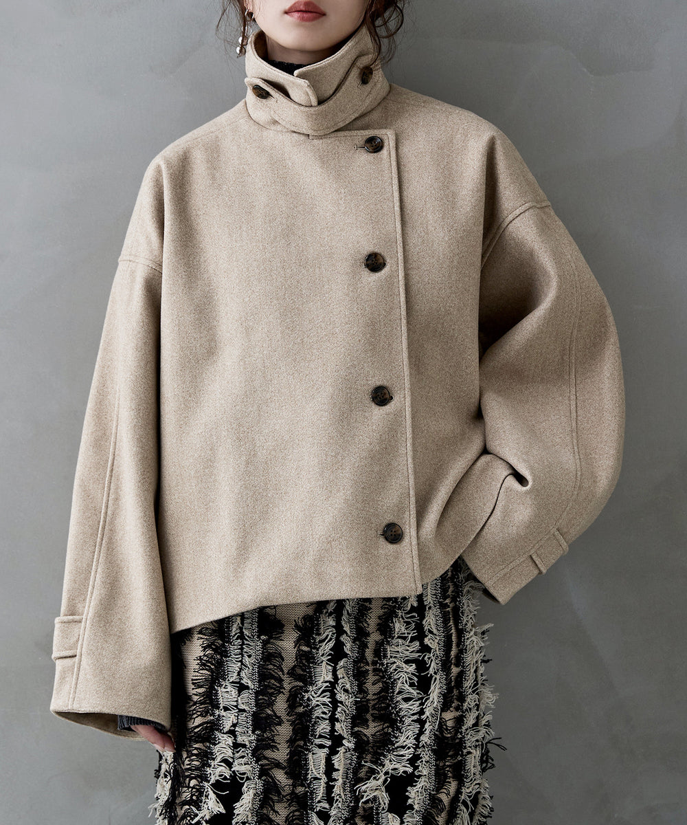 3wayスタンドカラーショートコート｜コート・ジャケット - etoll.