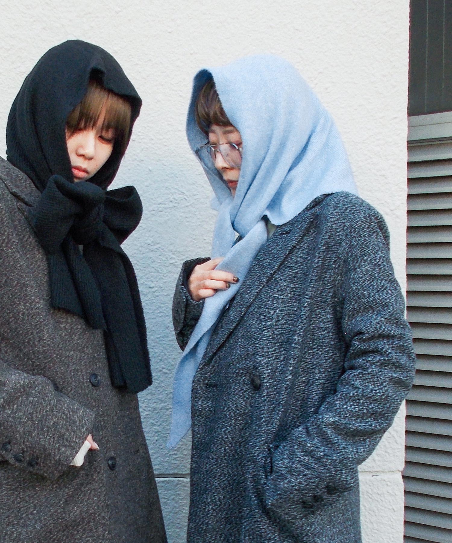 もちもちニットトライアングルマフラー ストール｜ベルト・インナー - Fashion Letter