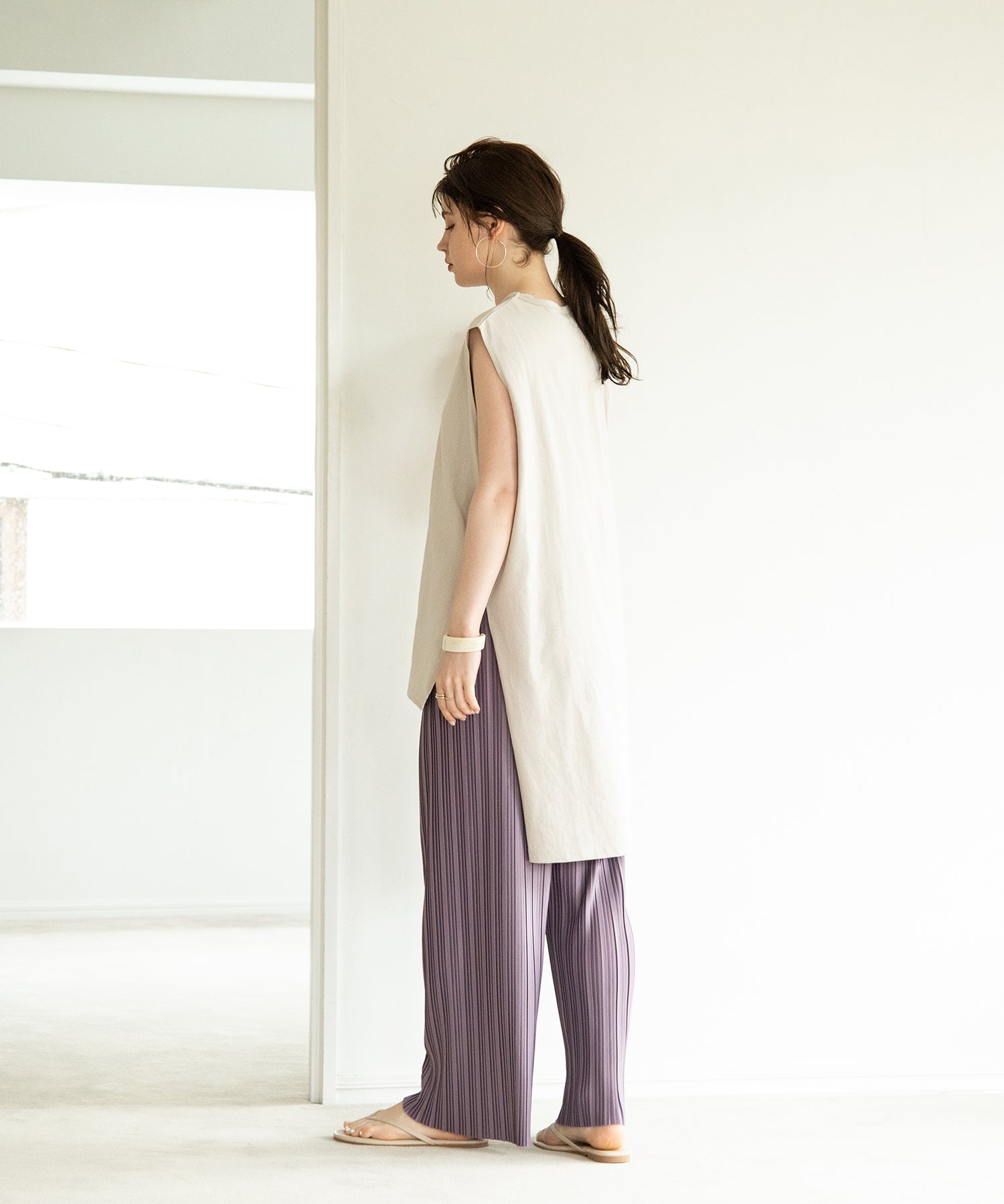 バックテールフレンチスリーブT｜Tシャツ - aity