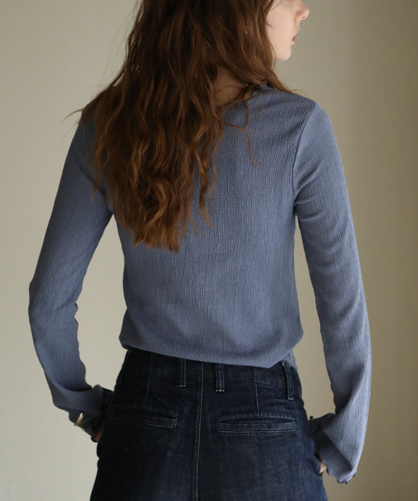 ハイネックトップス 配色メロー 2WAY｜Tシャツ - aity